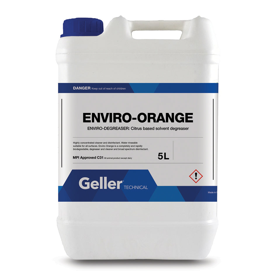 Geller Enviro Orange Degreaser 20ltr — Otago Cleaning Supplies