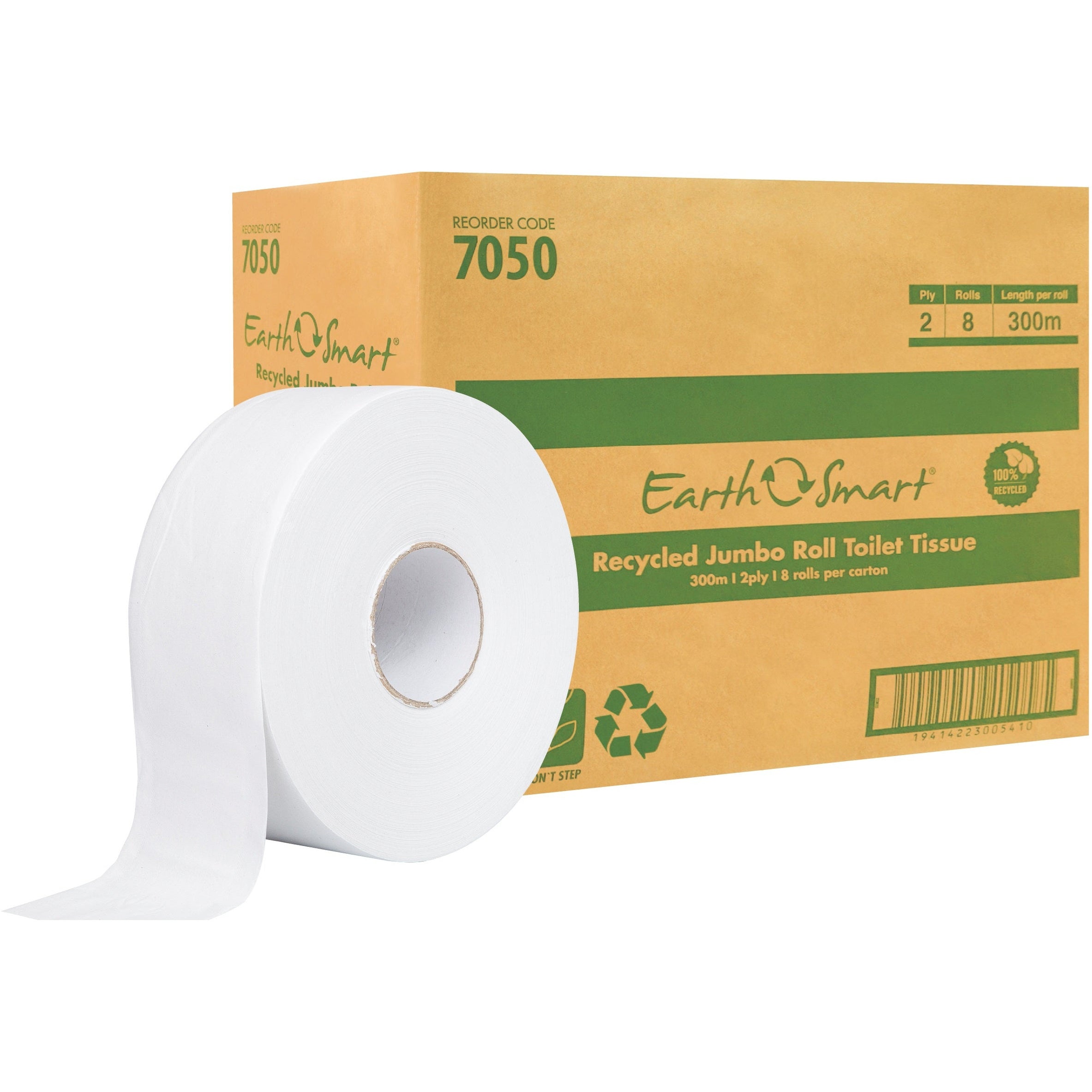 Earthsmart Recycled Jumbo Rolls (7050) — Otago Cleaning Supplies