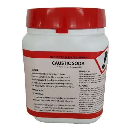 Clarks Caustic Soda 500g — Otago Cleaning Supplies