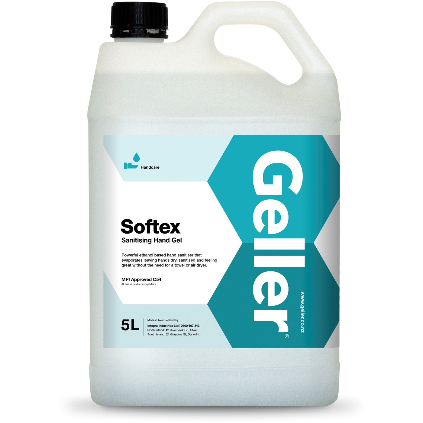 GELLER SOFTEX INSTANT HAND SANITIZER — Otago Cleaning Supplies